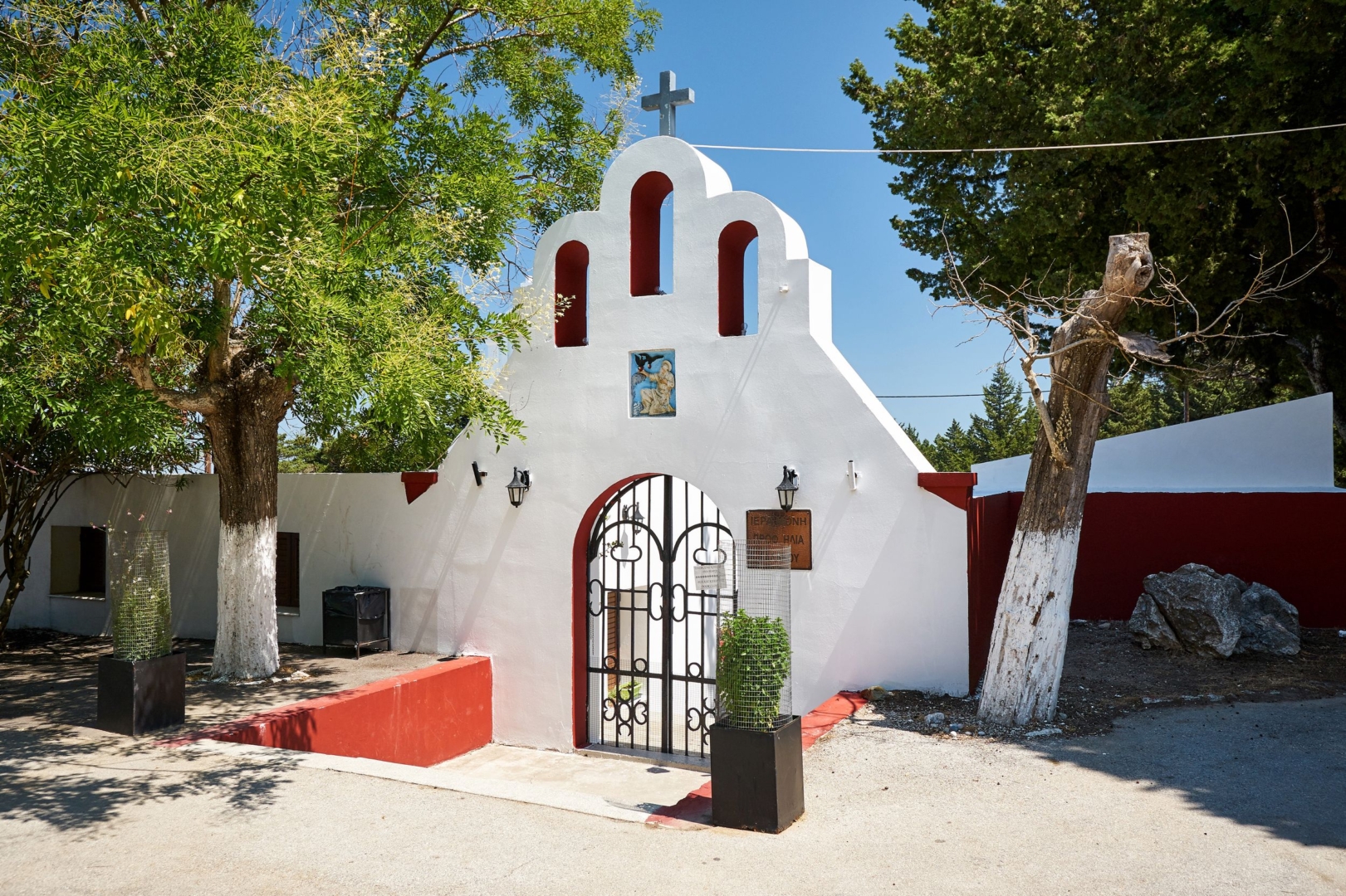 Salakos- Monastery of Profitis Elias (Prophet Elijah) - The Aegean Islands